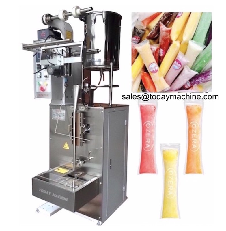 Flowability Liquid Stick Packaging Machine  Model: VFFS-280LS/LS+  Juice, Water, Jelly, Ice pop, ice lolly…