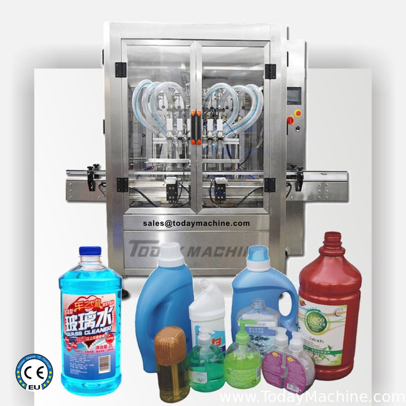 Automatic  Grape Vodka Alcohol White Wine Glass Bottle Liquid Filling Machine Production Line