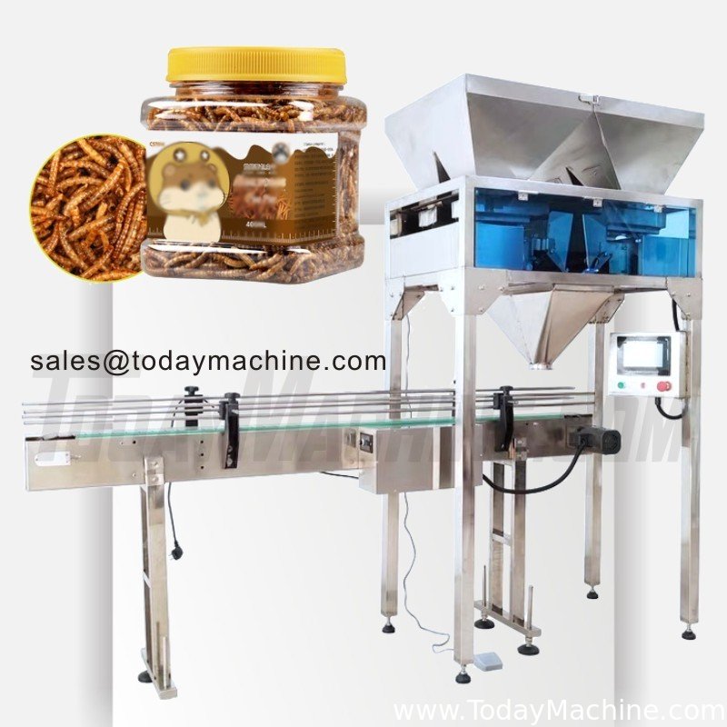 Automatic Sweet Balls Gummy Bear Vitamins Fill Jar Gummies Candy Small Bottle Filling Machine Line
