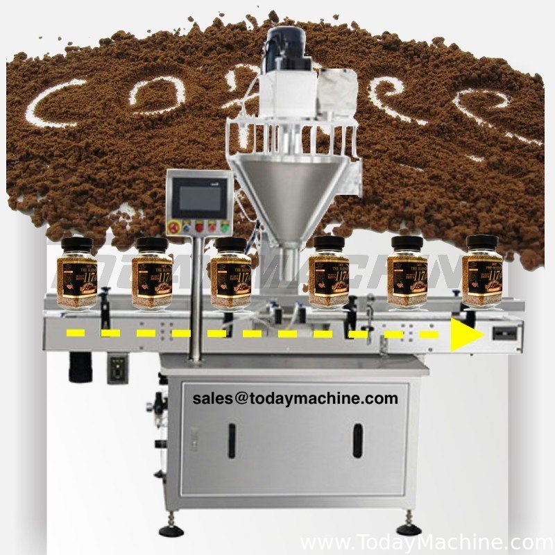 High Quality Customizable Spice Coffee Milk Powders Auger Weighing Filling Automatic Protein Powder Packaging Machine Ca