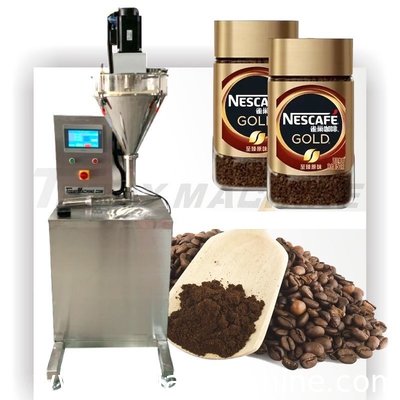 Semi Automatic Auger Filler Coffee Chili Small Protein Dry Milk Spice Powder Filling Machine