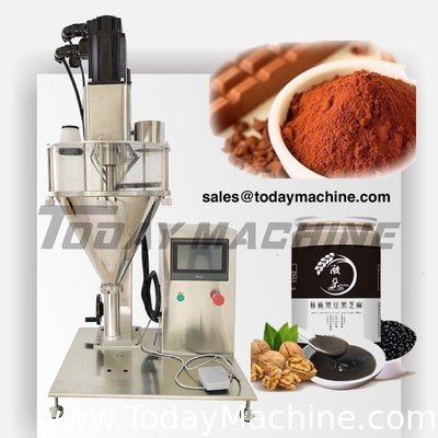 Semi-Automatic Auger Filling Wheat Flour Protein Milk Powder Filling Machine