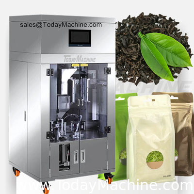 Automatic Black Tea Oolong Tea Premade Bag Vacuum Gusset Bag Packing Machine