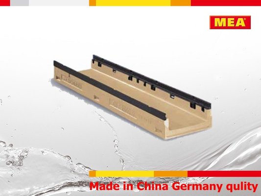 MEA ENF LZ Polymer Concrete Channel shallow channel cast iron grating trench drain precast concrete channel