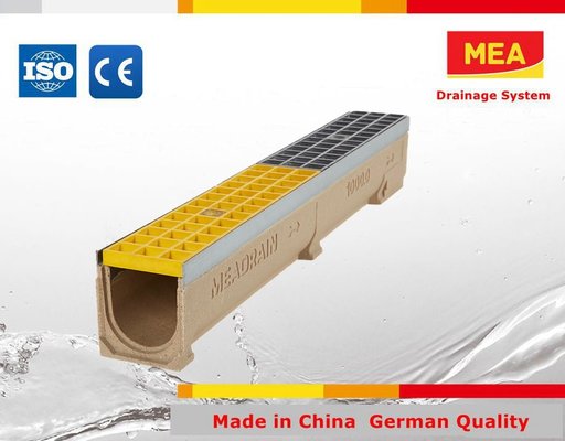 EN1433 pool plastic trench drain system