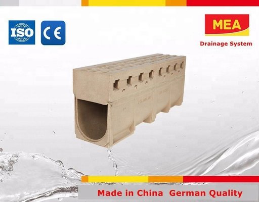 MEA Polymer Concrete Channel D2000,EN1433,CE,Precast concrete drain