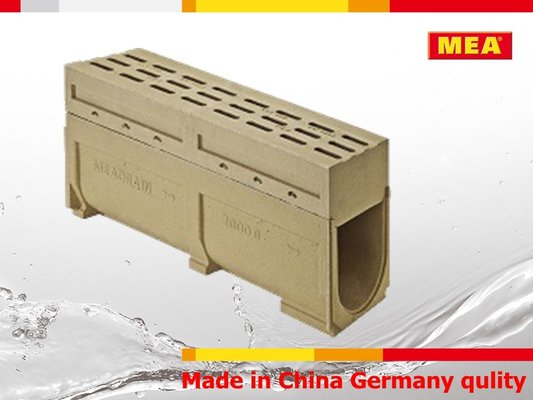 MEA Polymer Concrete Channel D2000,EN1433,CE,Precast concrete drain