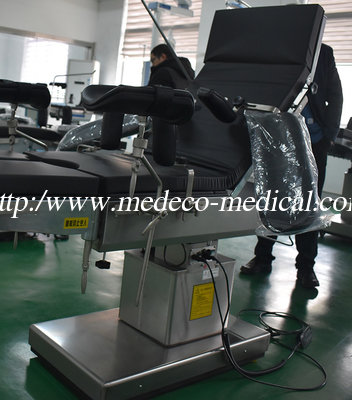 Adjustable Height Medical Operation Table with Removable Headrest and Wooden Case Packaging