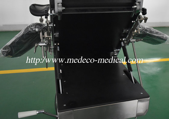 Adjustable Height Medical Operation Table with Removable Headrest and Wooden Case Packaging