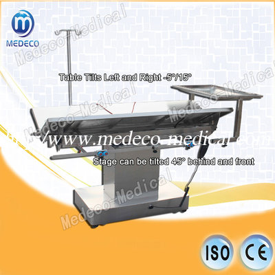 Animal Devices Stainless steel thermostatic two-way tilting operating table Mes-05