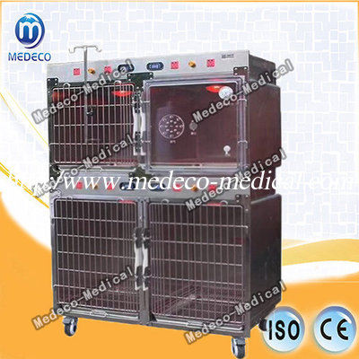 Veterinary Clinic New warm light power oxygen cage  Steel Cage Moddel Pet Carrier Medy-03