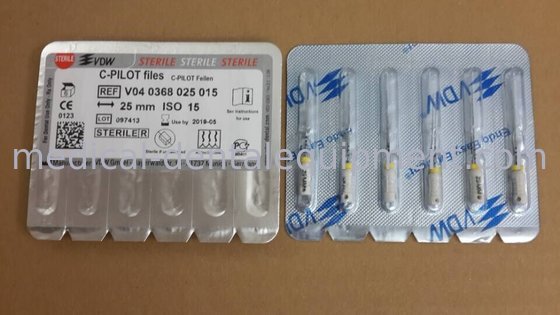 Stainless Steel Dental Endodontic Files For Severely Curved Or Calcified