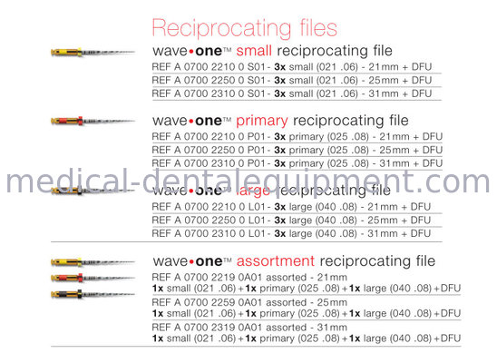 Dentsply Maillefer Dental Endodontic Files Hand Root Canal CE / ISO