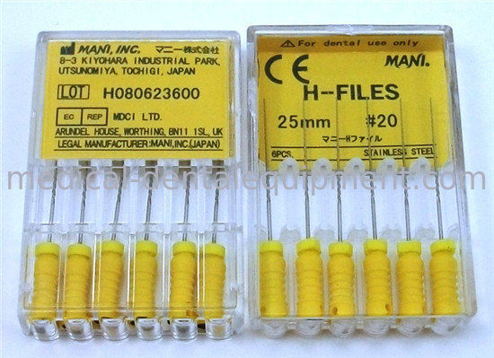 Stainless k - Files Endodontic Rotary Instruments 28mm Length