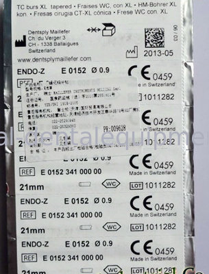 Endo Z burs Endo Rotary Files FG / RA Carbide Bur 21mm E0152 Gold Plated Shank