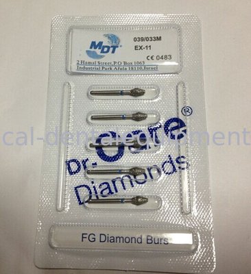 MDT Rotary Files Endo diamond bur Can Grind 8-10 Teeth Stainless Steel Shanks
