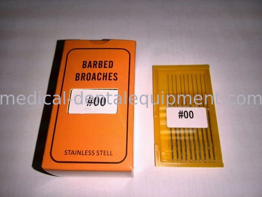 Root Canal Dental Endodontic Files , Stainless Steel Dental barbed broaches ( Without Handle ) Hand