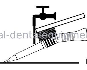Surgical Operation Low Speed Dental Handpieces 20 º Straight Head Micro Surgery