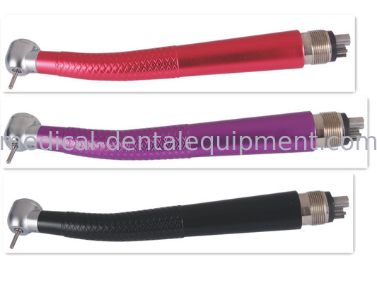 High Speed Colorful Dental Handpieces Push Button Stand Head