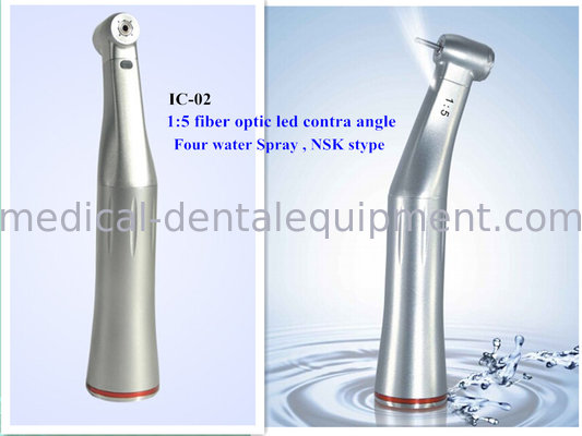 Fiber Optic Contra Angle Dental Handpieces  0.3Mpa Push Button Type