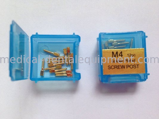 Nordin Golden Plated Dental Screw Post plated with thick layer 24K gold Use For Teeth Implants