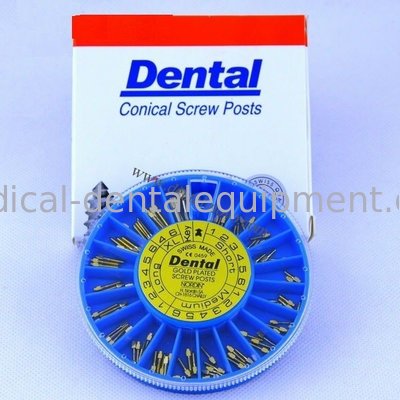 24k Gold Pins In Dentistry Dental Clinic Equipment 240pcs Package
