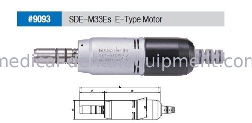 35000rpm Micro Motor Handpiece E - Type Motor For Dental Laboratory