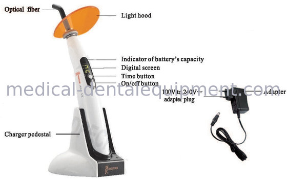 Orthodontic Dental Curing Light Acrylic Resin Battery Powered