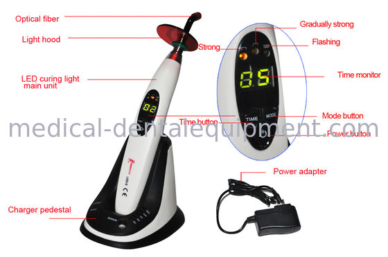 5 W Blue Light Dental Curing Light Large Capacity Battery 420 - 480nm