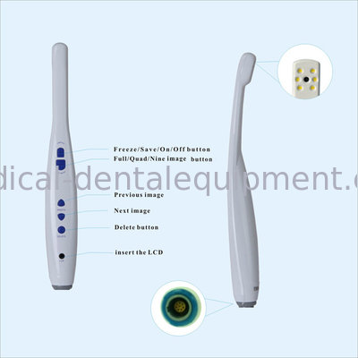 LCD Monitor Digital doc Intraoral Camera , Wired CMOS Oral Camera