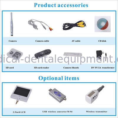 CMOS Digital Radiography Dental With SD Card , High Resolution Oral Endoscope