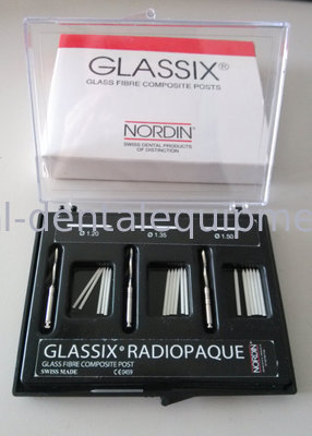Radio - Opaque Full Mouth Dental Screw Post With Glass Material