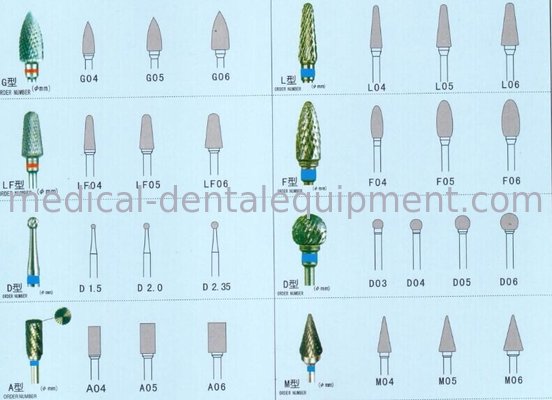 Tungsten carbide Rotary Dental Endodontic Files for Cutting Metal And Non metal Hardness
