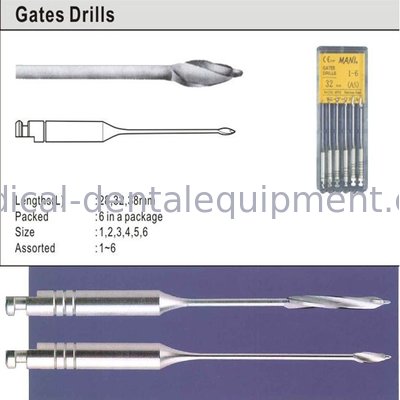 Mani Gates 28 / 32mm Dental Endodontic Files For Root Canals