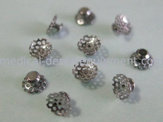 Dental Orthodontic Lingual Buttons Bondable Stainless Round Base