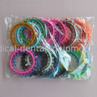 Flower Shape Orthodontic Ligature Ties High Strength And Elasticity