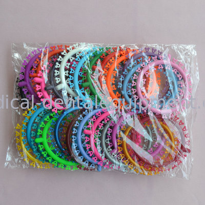 Flower Shape Orthodontic Ligature Ties High Strength And Elasticity