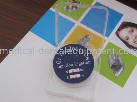 CE / FDA Orthodontic Brackets , Stainless Steel Ligature Wire Round