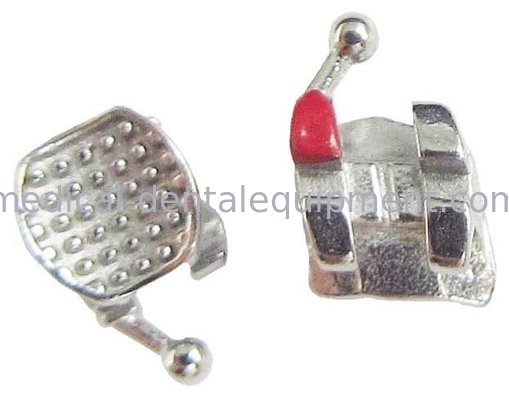 Mini Seterred Base Dental Braces , Metal Self Ligating Brackets