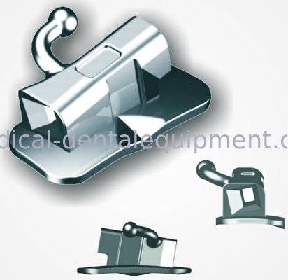 Dental Buccal Tube Weldable Orthodontic Brackets With Roth / Mbt / Edgewise