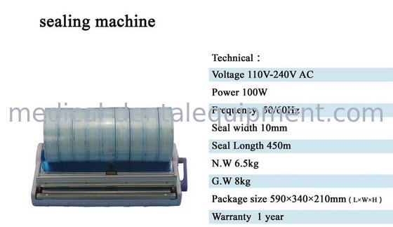 500W Dental Sealing Machine Pouch Plastic Outlet With Package Holder