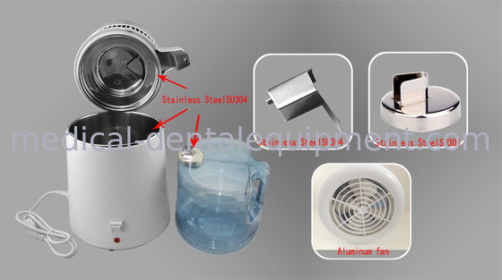 Steam Sterilization Dental Sealing Machine With Glass Jug Pressure