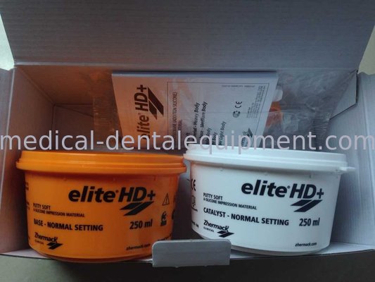Dental Composite Material ZHERMACK Elite HD+Putty Soft Normal Set Orange Dental Impression Casting