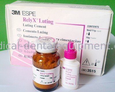 Dental Composite Resin 3M ESPE Rely X Luting for easy mixing, loading and seating