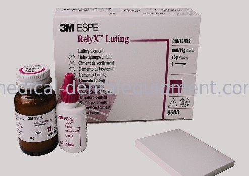 Dental Composite Resin 3M ESPE Rely X Luting for easy mixing, loading and seating
