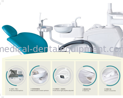 Extendable Downhand Mounted Dental Chair Unit With Luxurious Operating Light