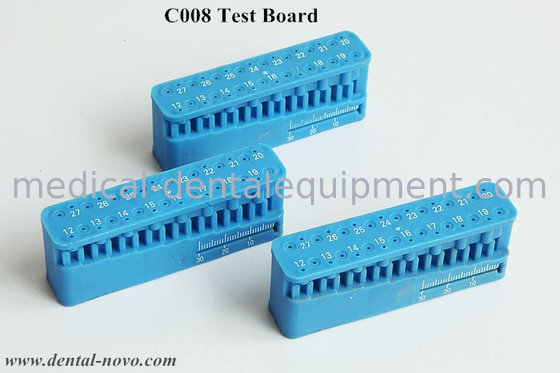 Test board Resistant to high temperature and pressure, for the measurement of root canal