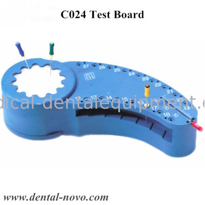 Dental Endodontic Test board resistant to high temperature and pressure, for the measurement of expand-speed bur