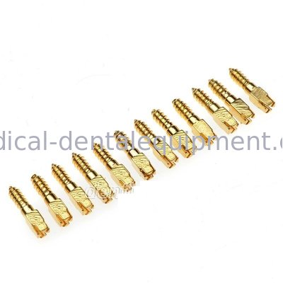 Nordin Golden Plated Dental Screw Post plated with thick layer 24K gold Use For Teeth Implants