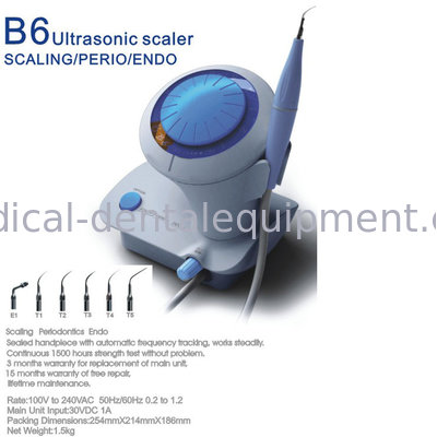 CE B6 Plastic Dental Ultrasonic Scaler Ems Compatible For Scaling